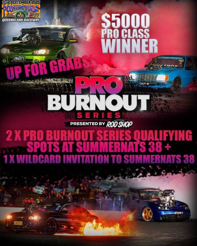 Pro Burnout Series Qualifying at Powercruise #99 - Powercruise